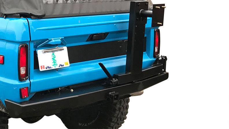Early Bronco Rear Bumper And Tire Carrier